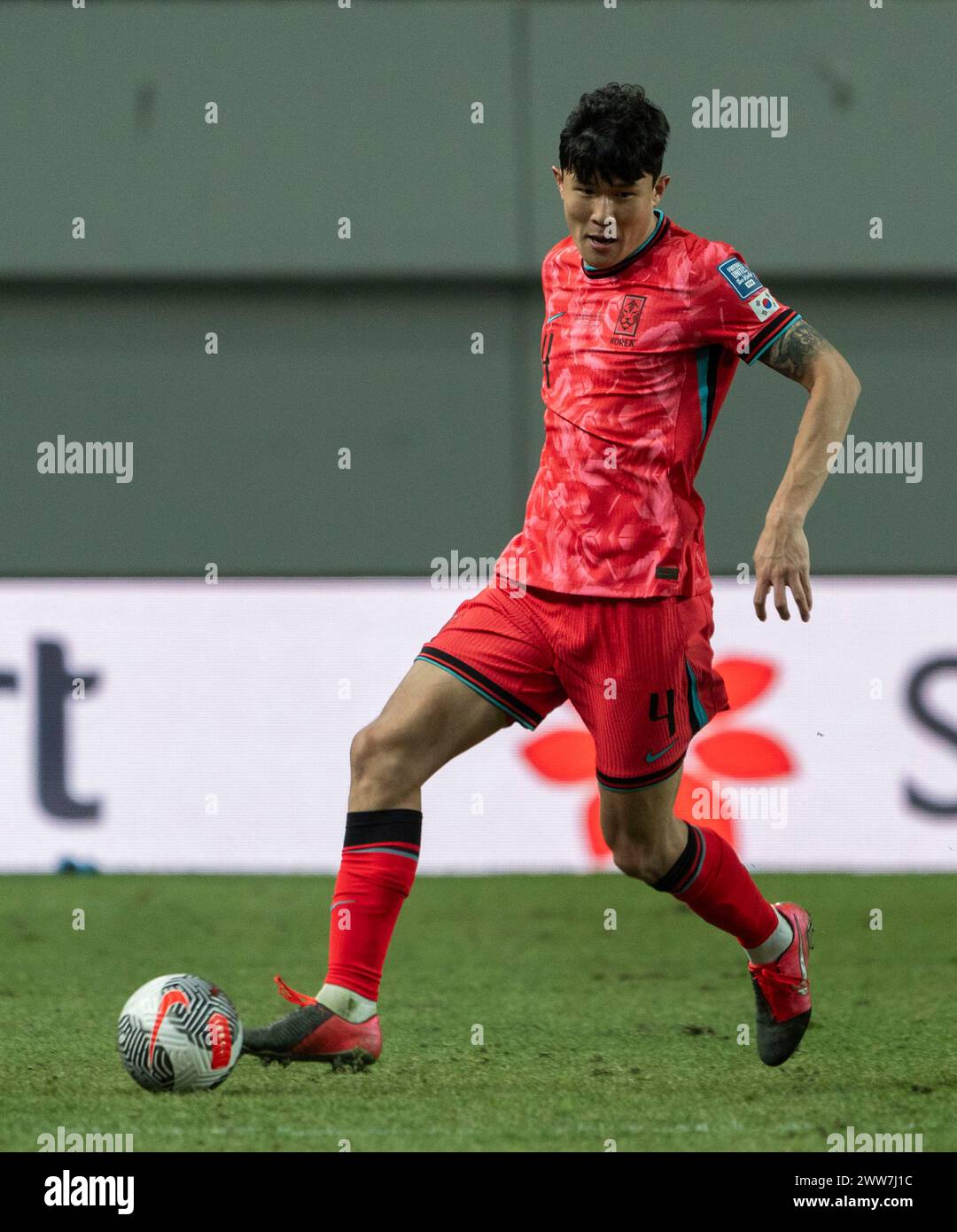 Seoul, South Korea. 21st Mar, 2024. South Korean player Kim Min-jae, (4 ...
