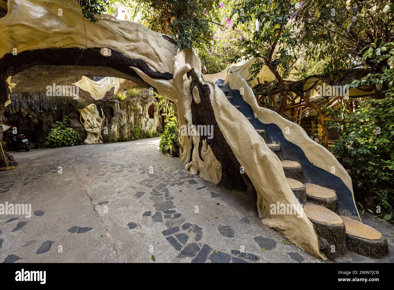 The Crazy House of Da Lat in Vietnam Stock Photo - Alamy