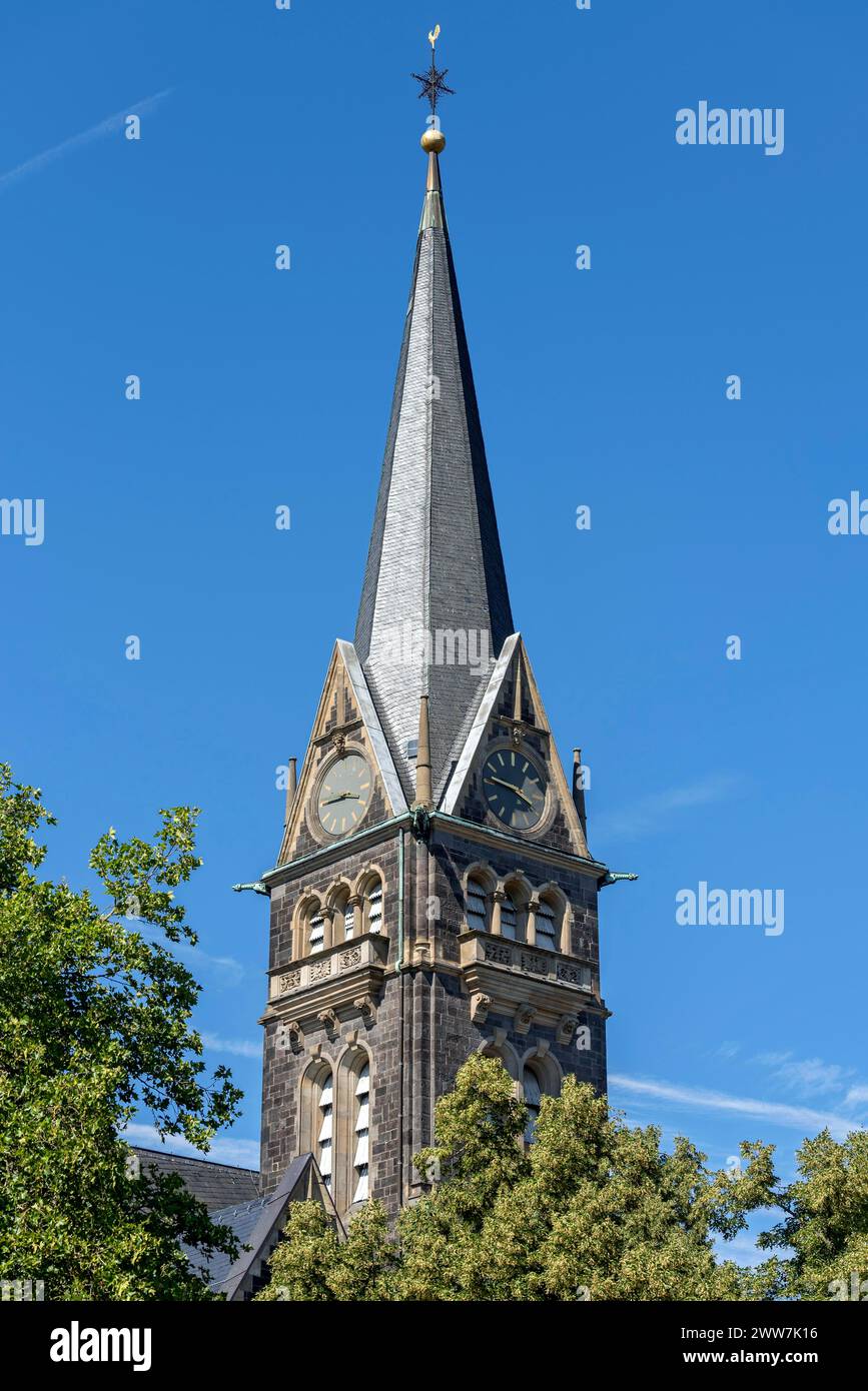 St John's Church, neo-Gothic and neo-Renaissance, bell tower, Old Town ...