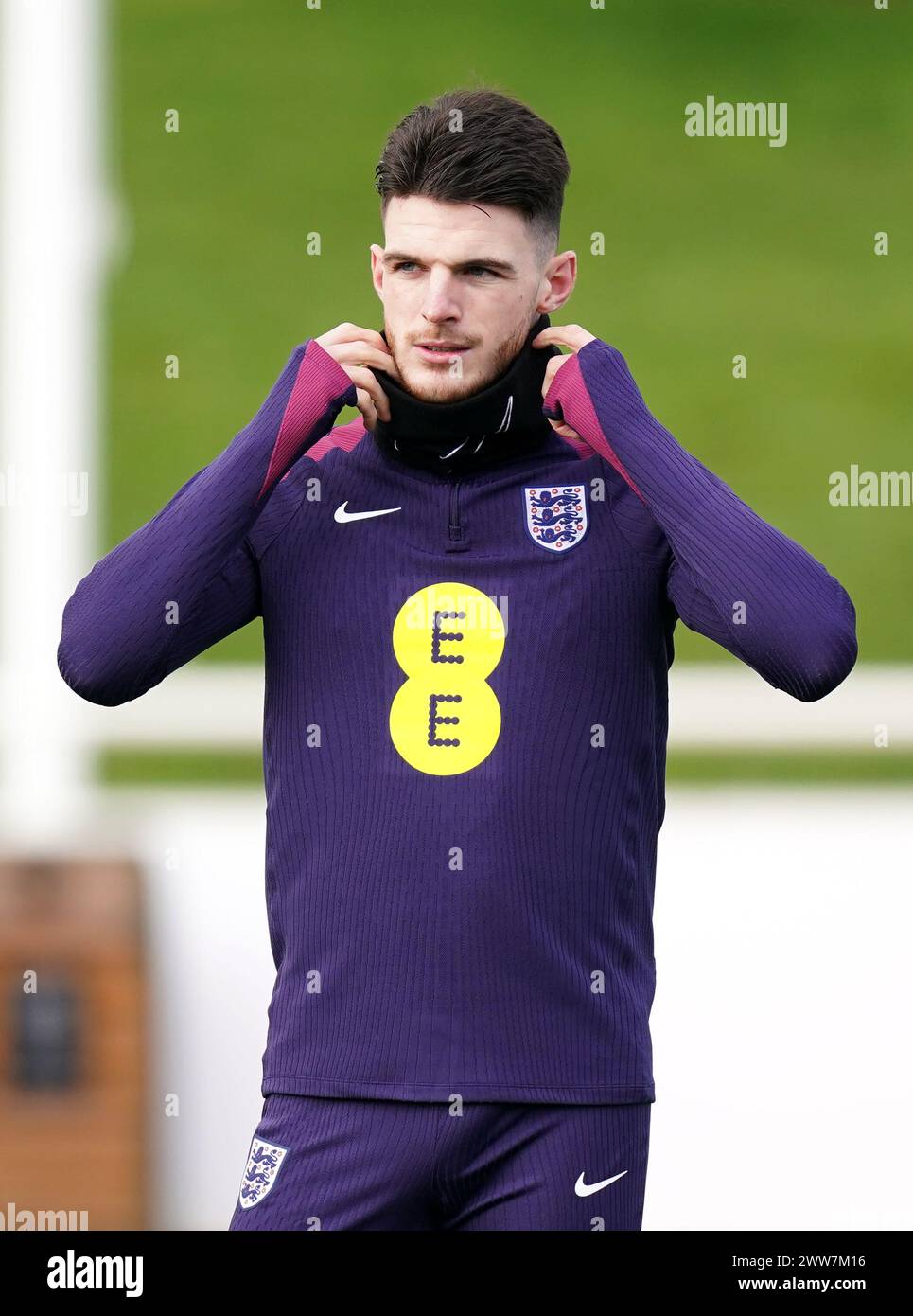 England's Declan Rice during a training session at St. George's Park ...