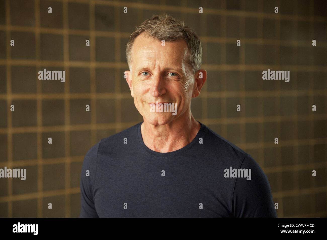 Mature aged man blue eyes hi-res stock photography and images - Alamy