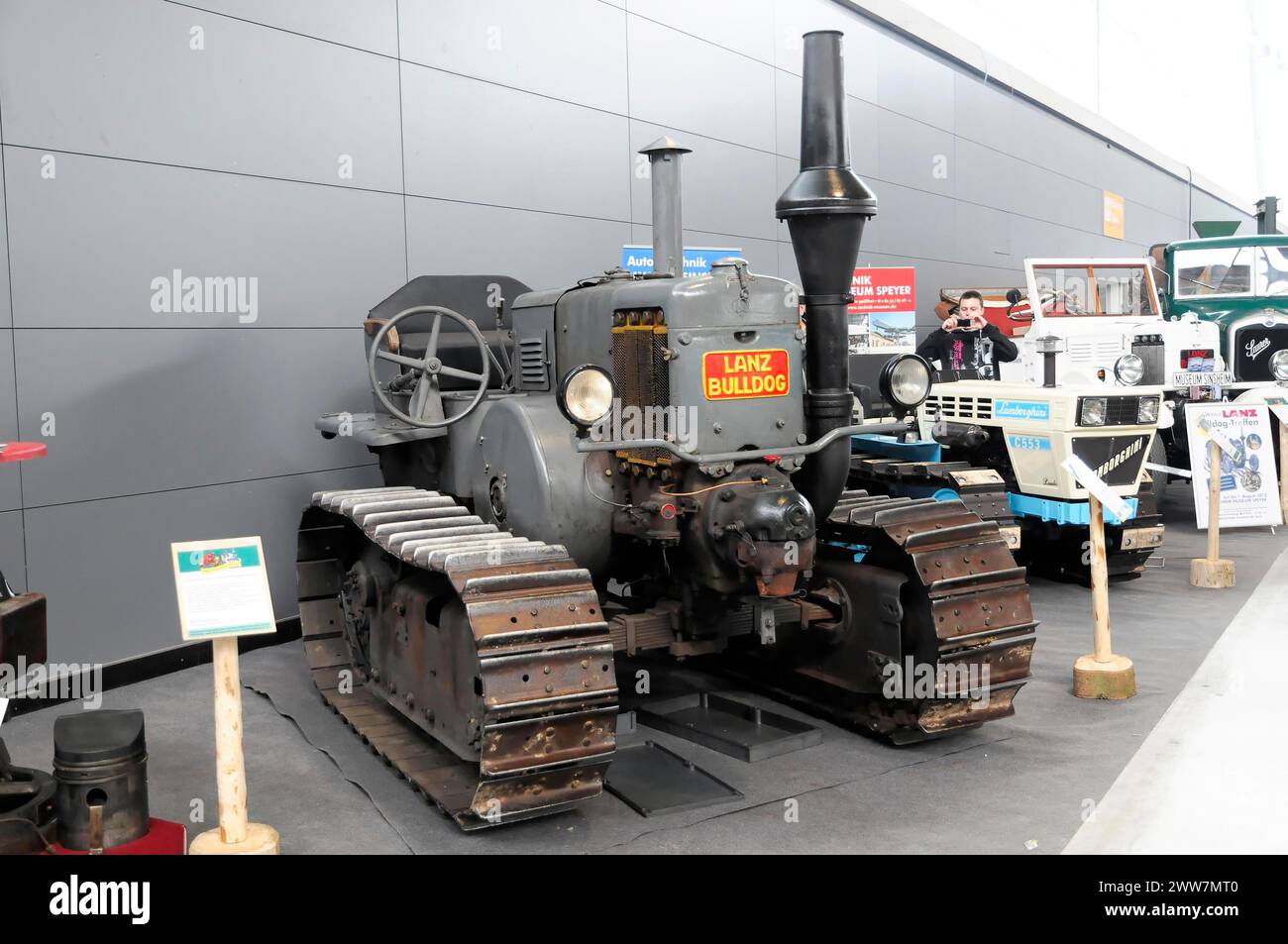 RETRO CLASSICS 2010, Stuttgart Trade Fair, Historic Lanz Bulldog ...