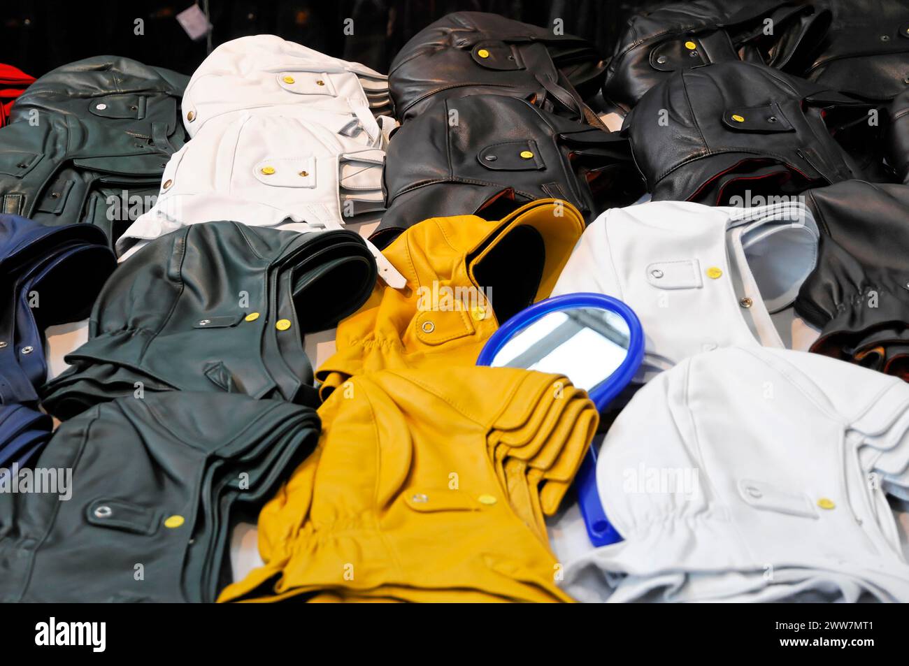 RETRO CLASSICS 2010, Stuttgart Messe, pile of different coloured ...