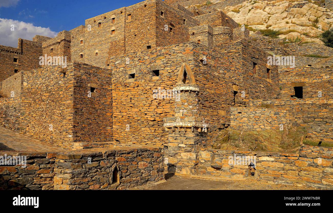 Middle East, Saudi Arabia, The mountain village of Thai Ain, Thee-Ain ...