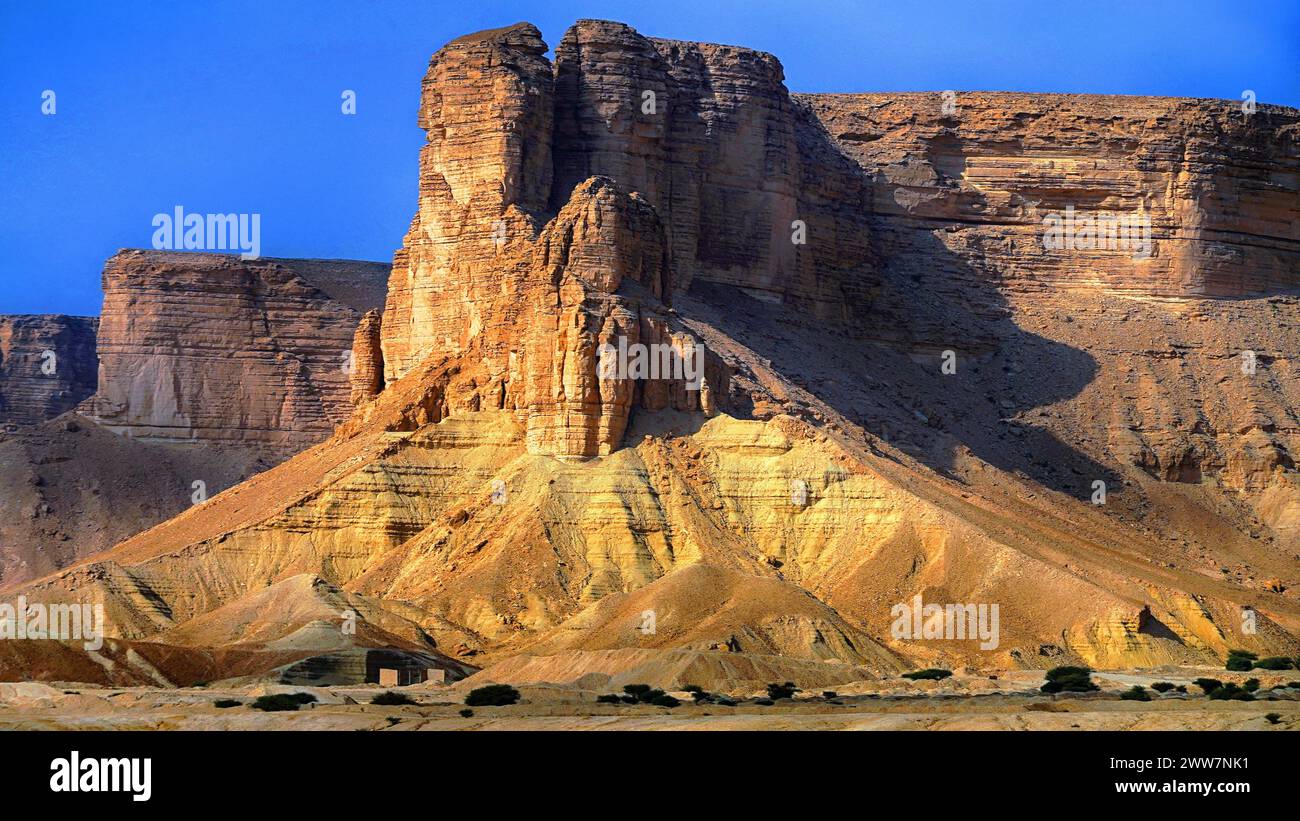 Middle East, Saudi Arabia, rocky landscape, near Edge of the World, Al ...