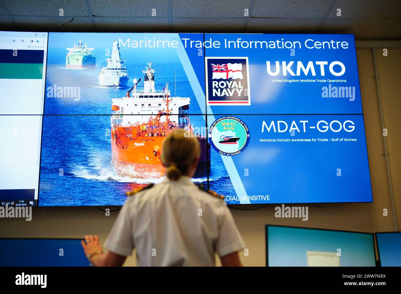 The Royal Navy's "999 Control Centre" at Portsdown Hill Technology Park ...