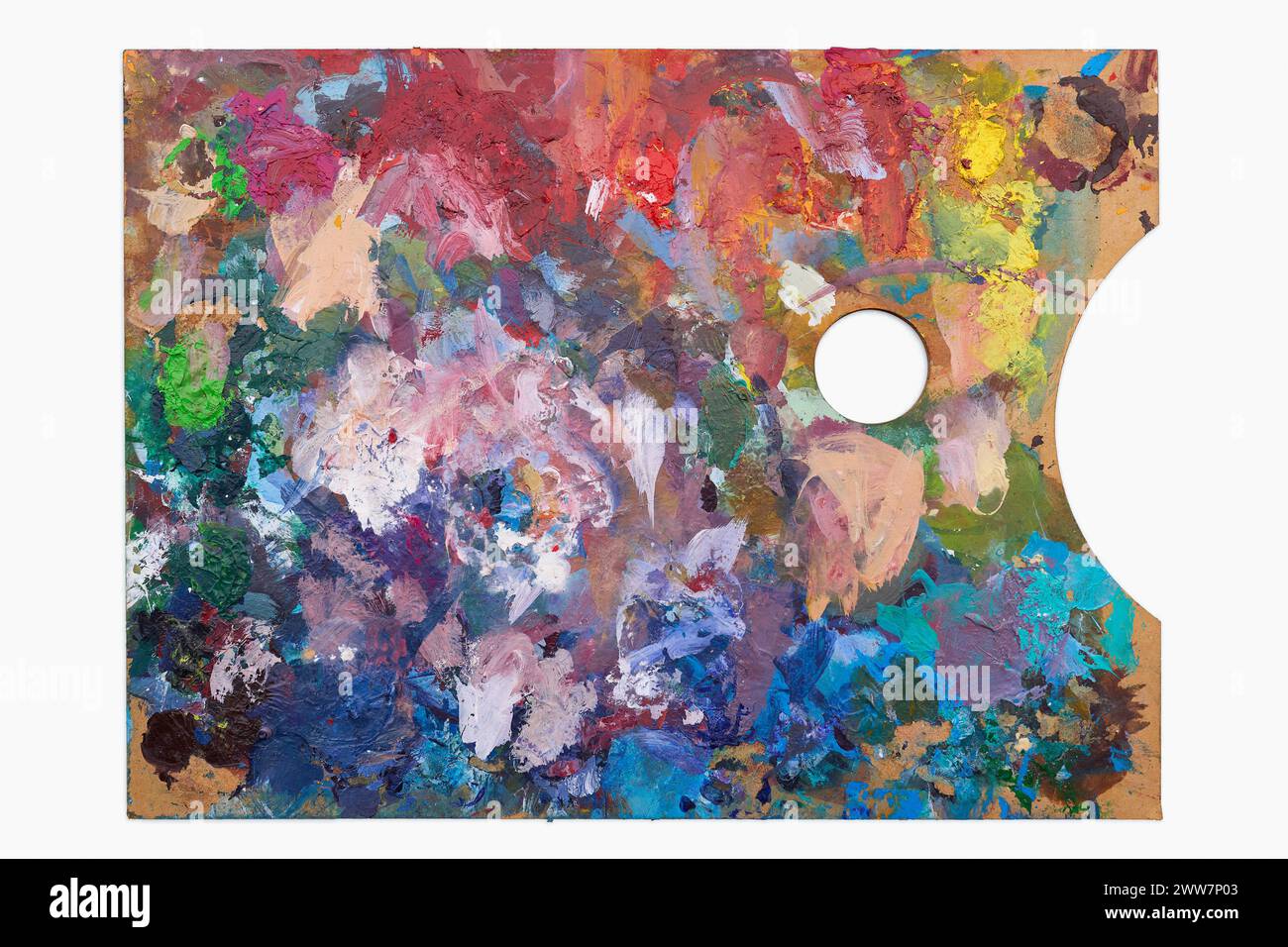 Oil paint effect on Cut Out Stock Images & Pictures - Alamy