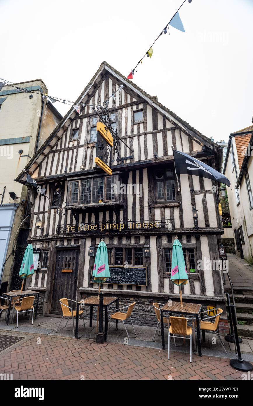 Hastings, March 21st 2024: George Street Stock Photo - Alamy