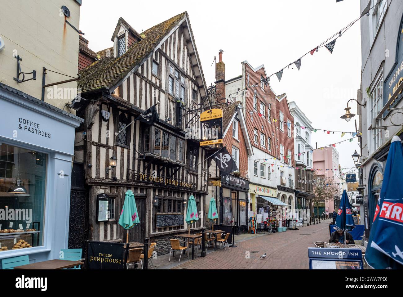 Hastings, March 21st 2024: George Street Stock Photo - Alamy