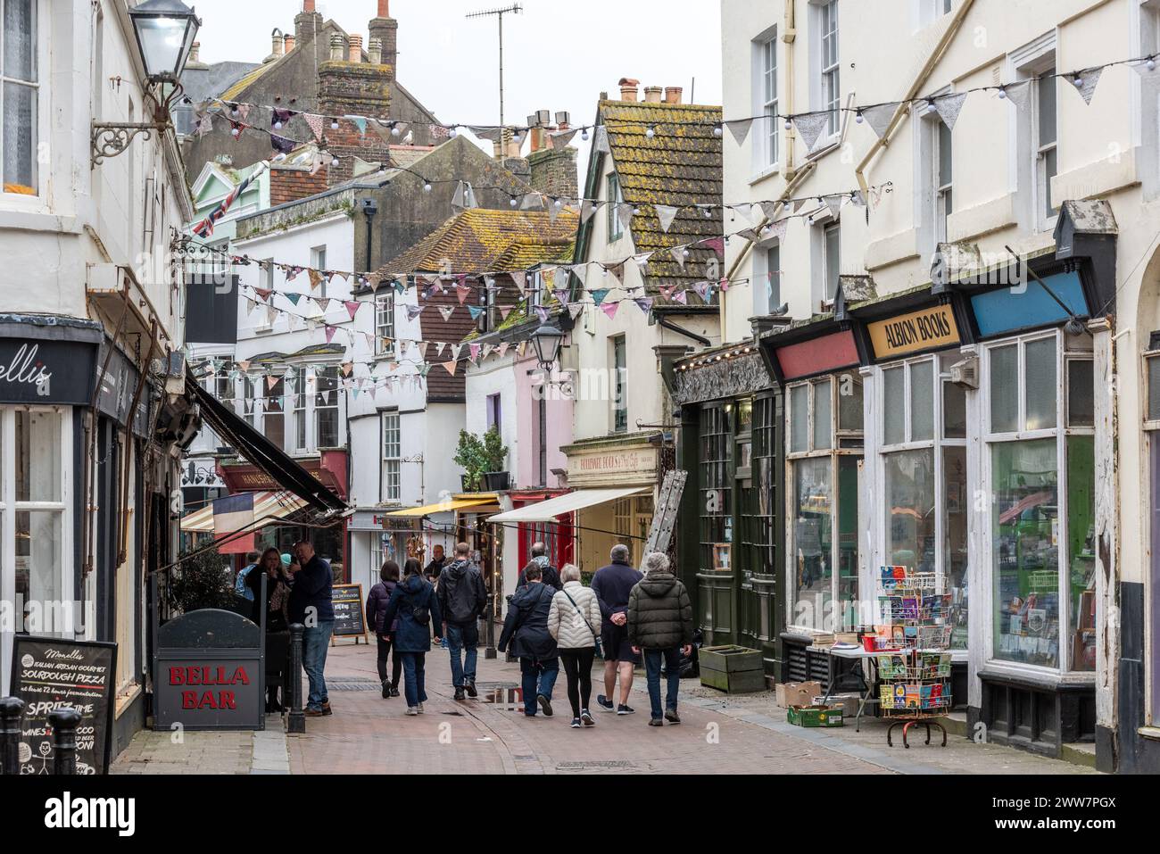Hastings, March 21st 2024: George Street Stock Photo - Alamy