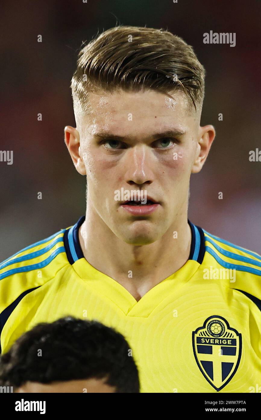 Guimaraes, Portugal. 21st Mar, 2024. Viktor Gyokeres (SWE) Football ...
