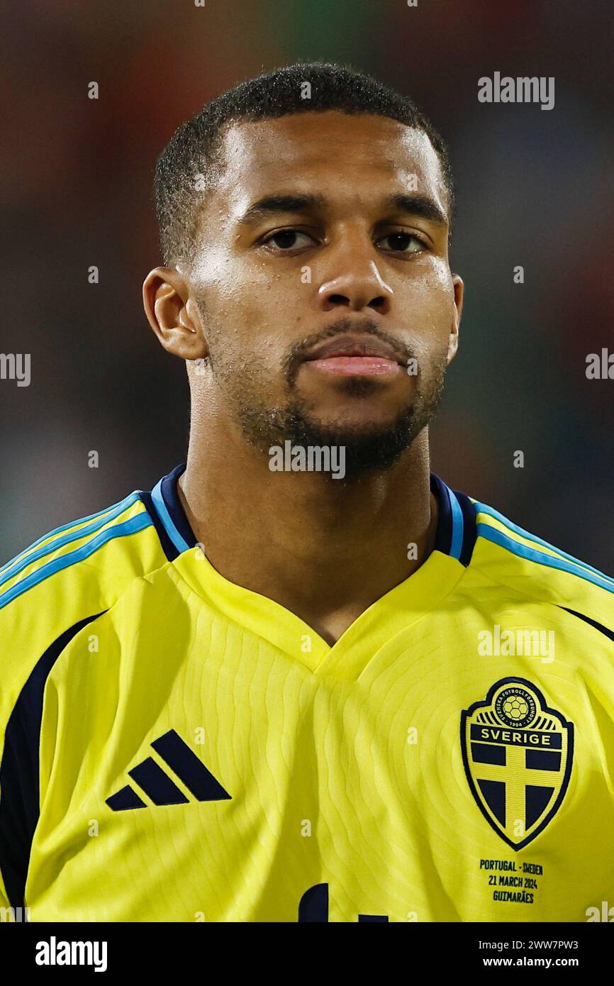 Guimaraes, Portugal. 21st Mar, 2024. Isak Hien (SWE) Football/Soccer ...