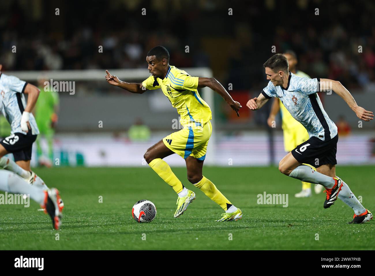 Guimaraes, Portugal. 21st Mar, 2024. Alexander Isak (SWE) Football ...