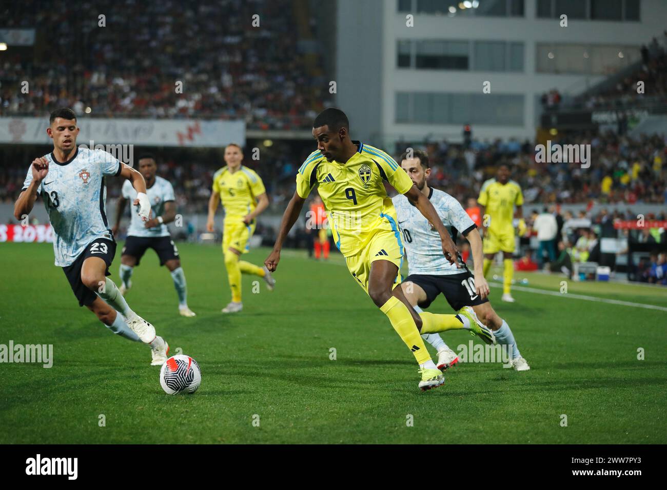 Guimaraes, Portugal. 21st Mar, 2024. Alexander Isak (SWE) Football ...