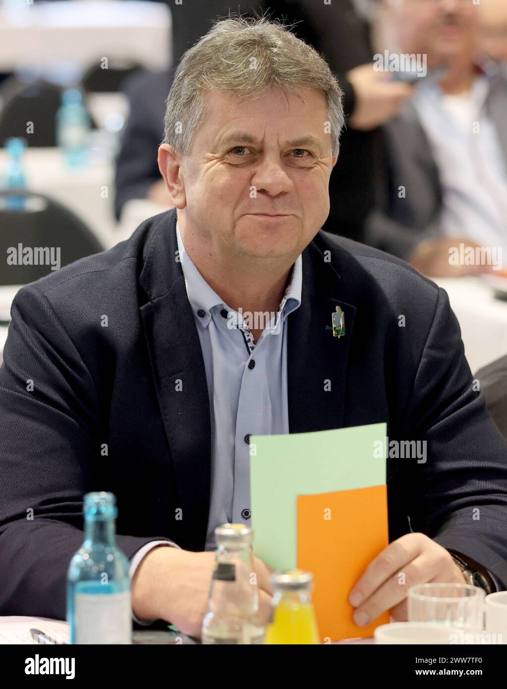 Linstow, Germany. 22nd Mar, 2024. Karsten Trunk from Loitz is elected ...