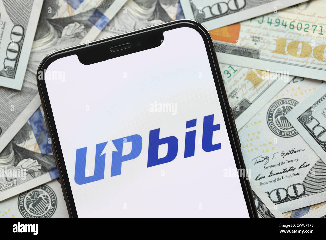 Upbit logo hi-res stock photography and images - Alamy