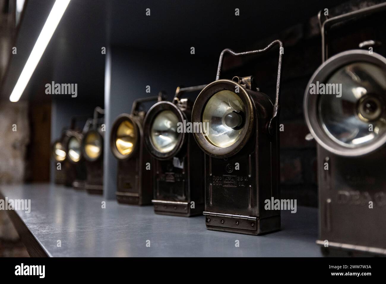 Miners lamps hi-res stock photography and images - Alamy