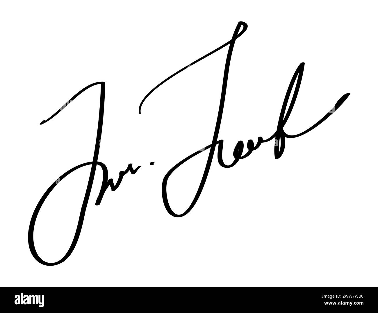 Official signature Black and White Stock Photos & Images - Alamy