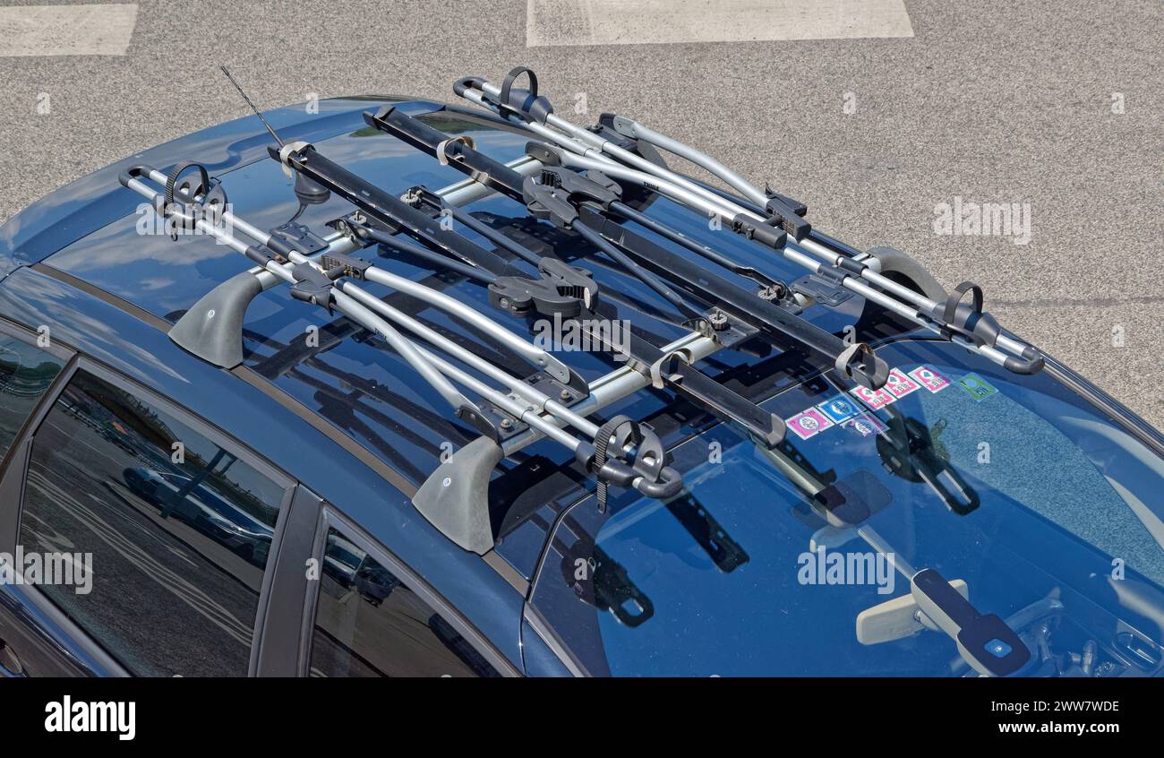 Car Roof Rack System Stock Photo - Alamy