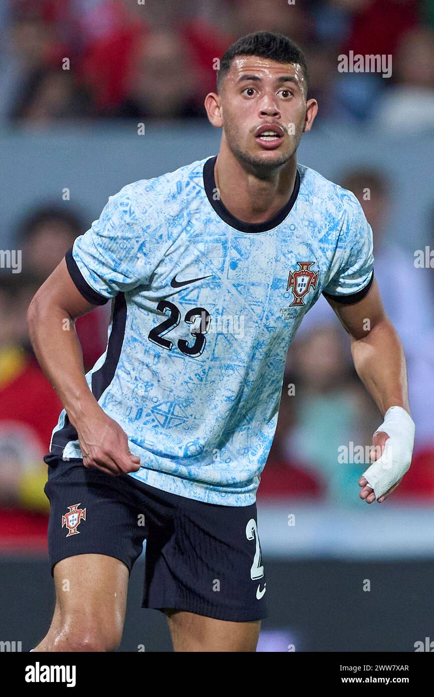Guimaraes, Portugal, March 21, 2024, Matheus Nunes of Portugal during ...
