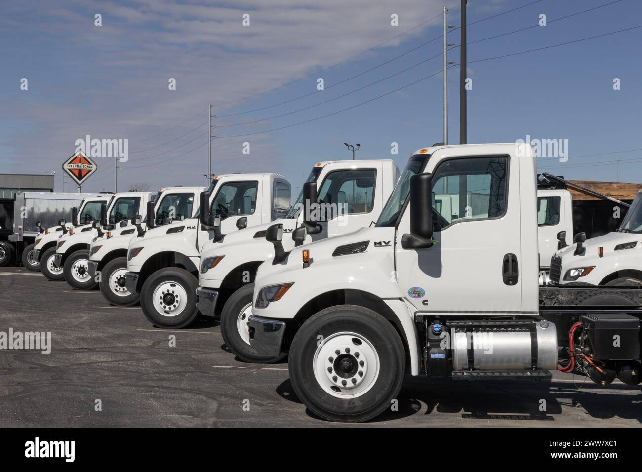 Indianapolis - March 20, 2024: Navistar International Semi Tractor ...