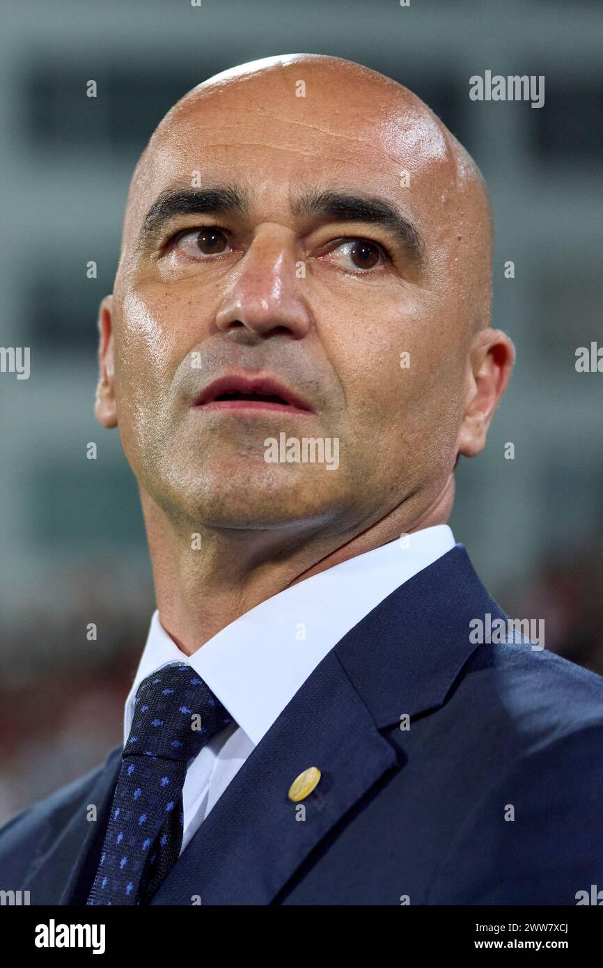 Guimaraes, Portugal, March 21, 2024, Roberto Martinez, Head Coach of ...