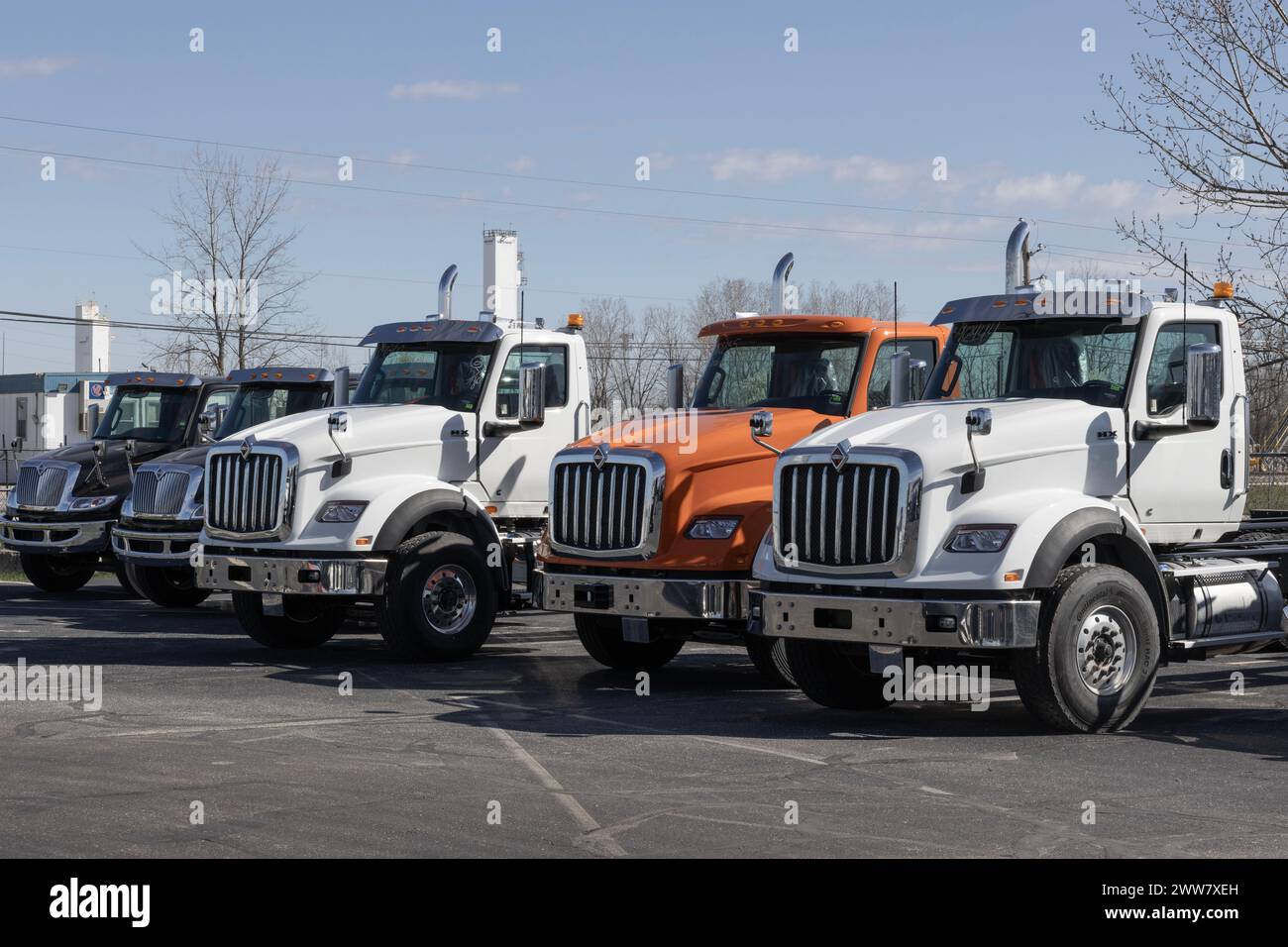 Indianapolis - March 20, 2024: Navistar International Semi Tractor ...