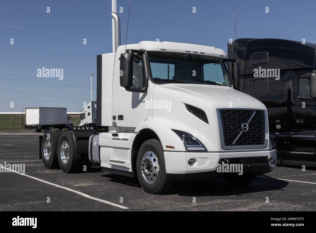Indianapolis - March 20, 2024: Volvo Semi Tractor Trailer Big Rig Truck ...