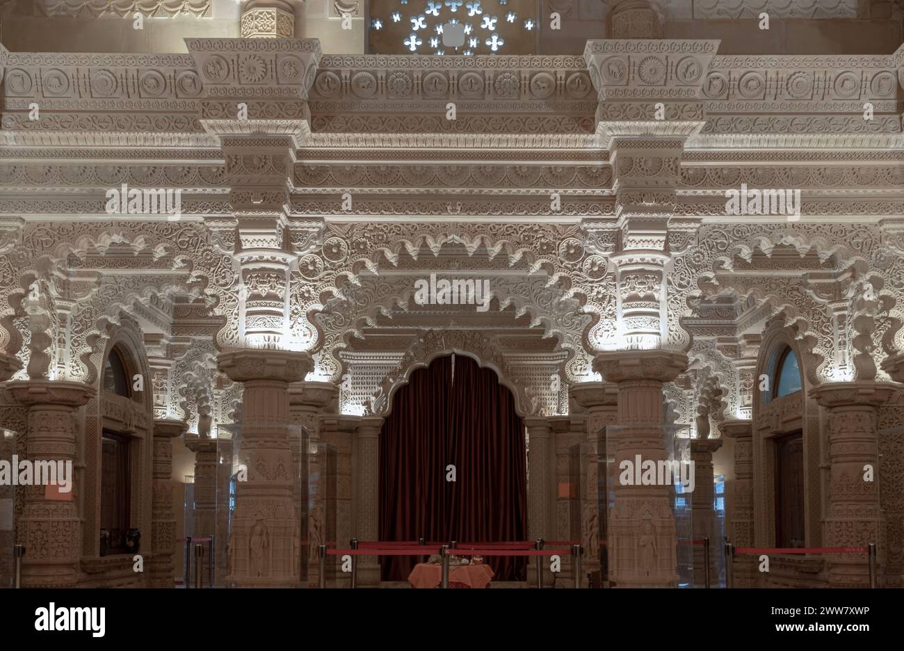 London, UK - Feb 27, 2024 - The Shree Sanatan Hindu Mandir Hindu temple ...
