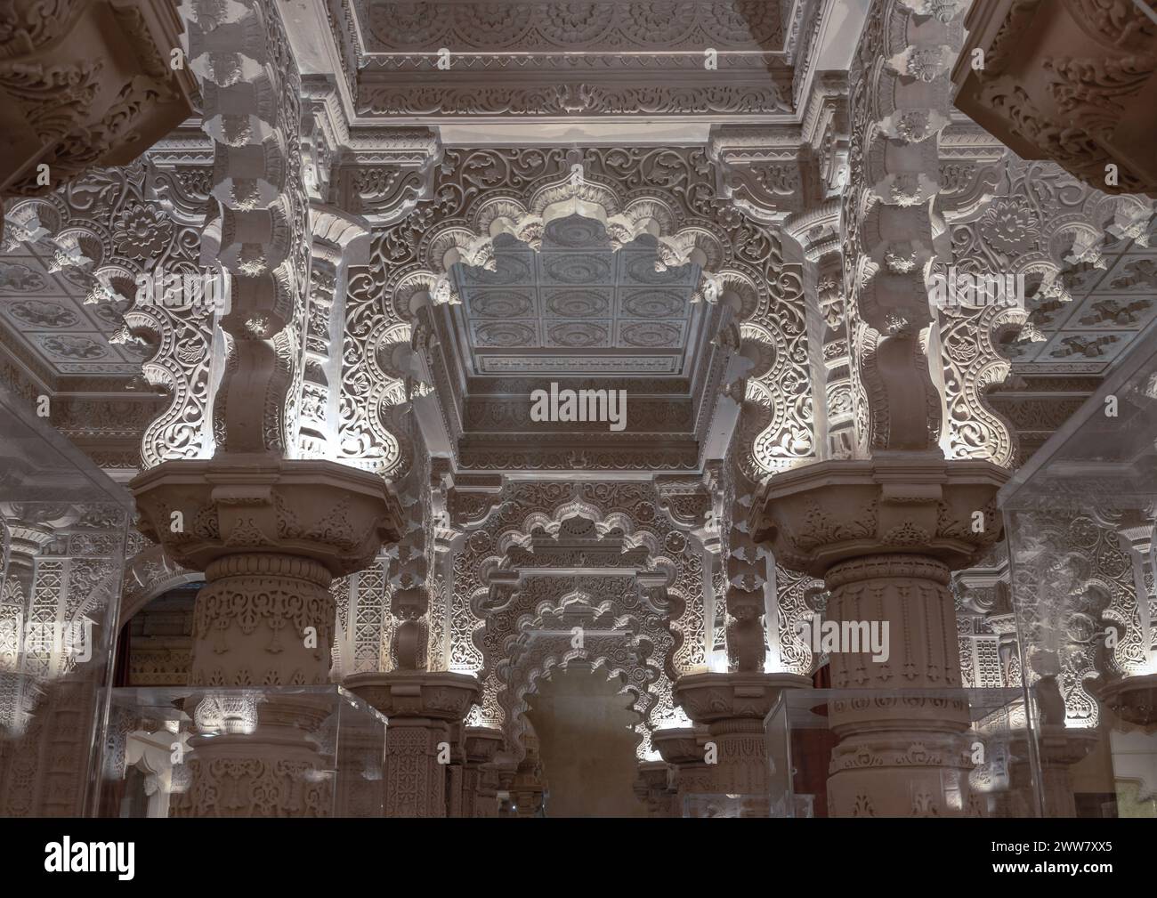 London, UK - Feb 27, 2024 - The Shree Sanatan Hindu Mandir Hindu temple ...