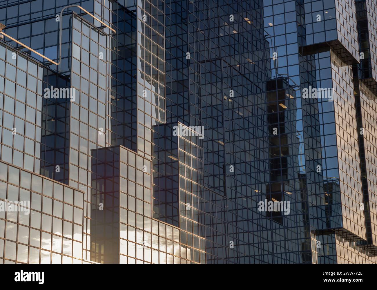 London, UK - Feb 27, 2024 - Architecture exterior of Modern building ...