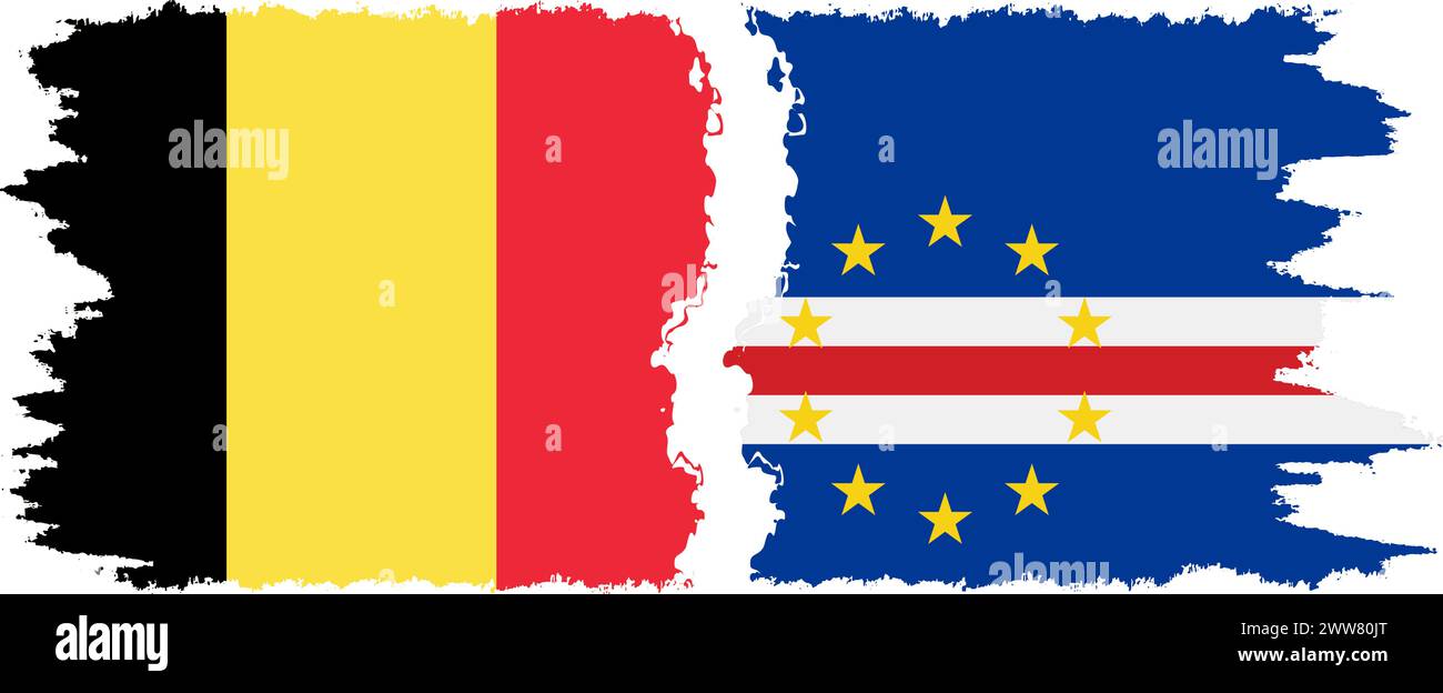 Belgium cape verde flag Stock Vector Images - Alamy