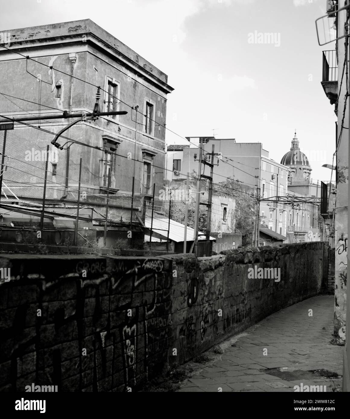Streets of Catania, Sicily Stock Photo - Alamy