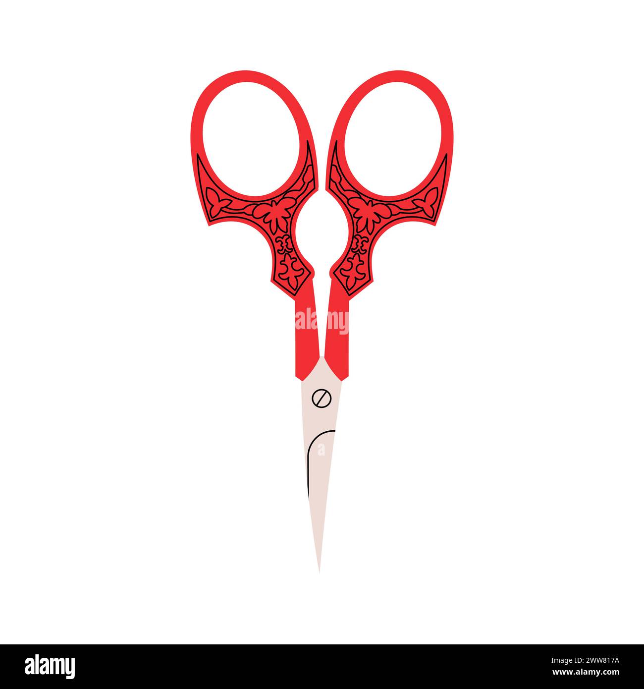 Colorful scissors for creativity Stock Vector Image & Art - Alamy