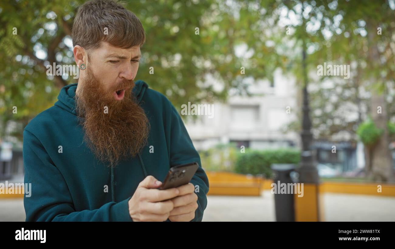Shocked redhead beard man reaction hi-res stock photography and images ...