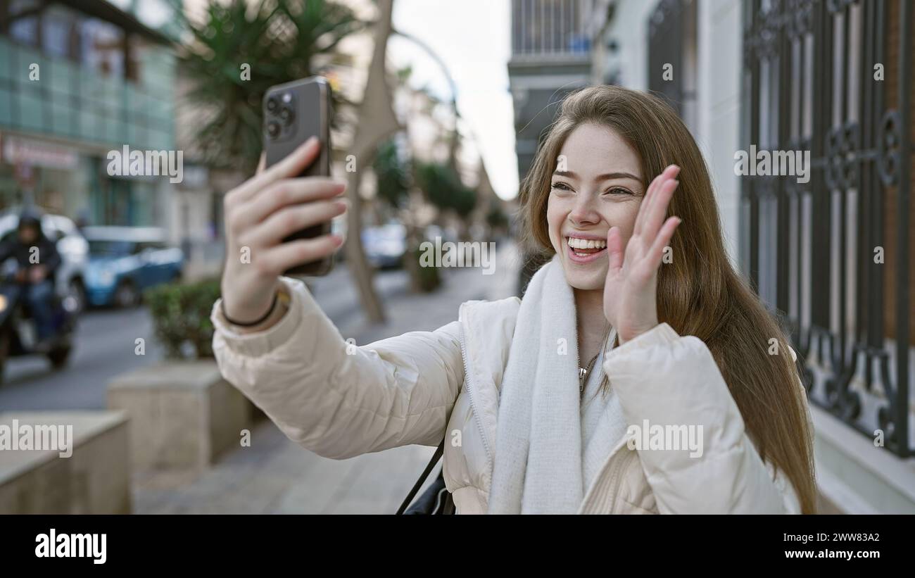 Portrait beautiful young woman facetime hi-res stock photography and ...
