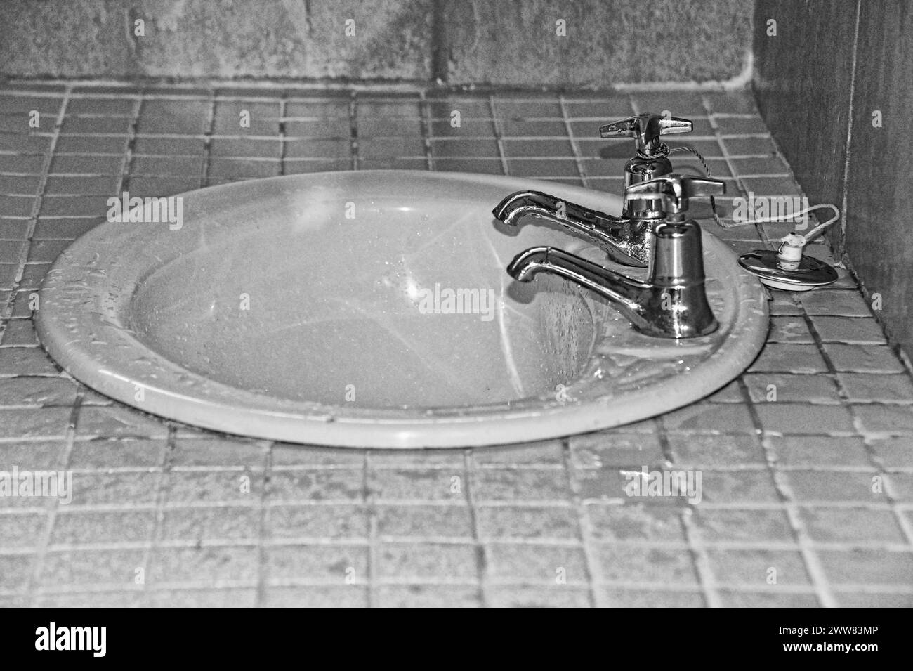 Water taps are Black and White Stock Photos & Images - Alamy