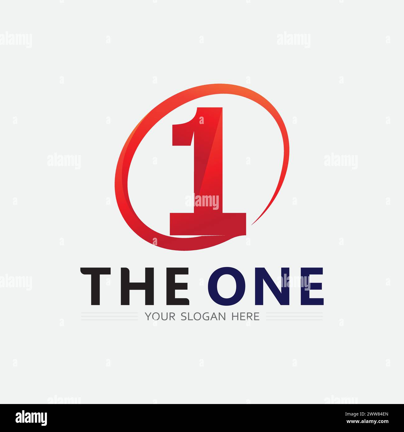Number one logo and Vector Number design Stock Images Illustration ...