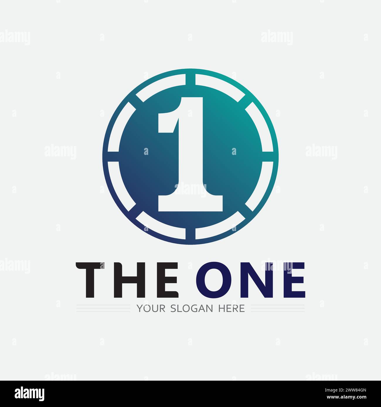 Number one logo and Vector Number design Stock Images Illustration ...