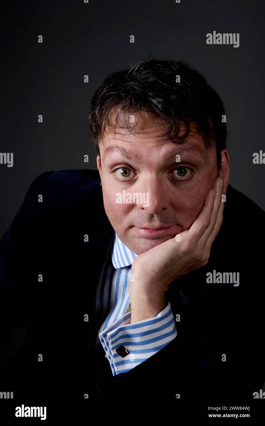 Tom Hodgkinson, The Oldie Literary Lunch, 05-03-24 Stock Photo - Alamy
