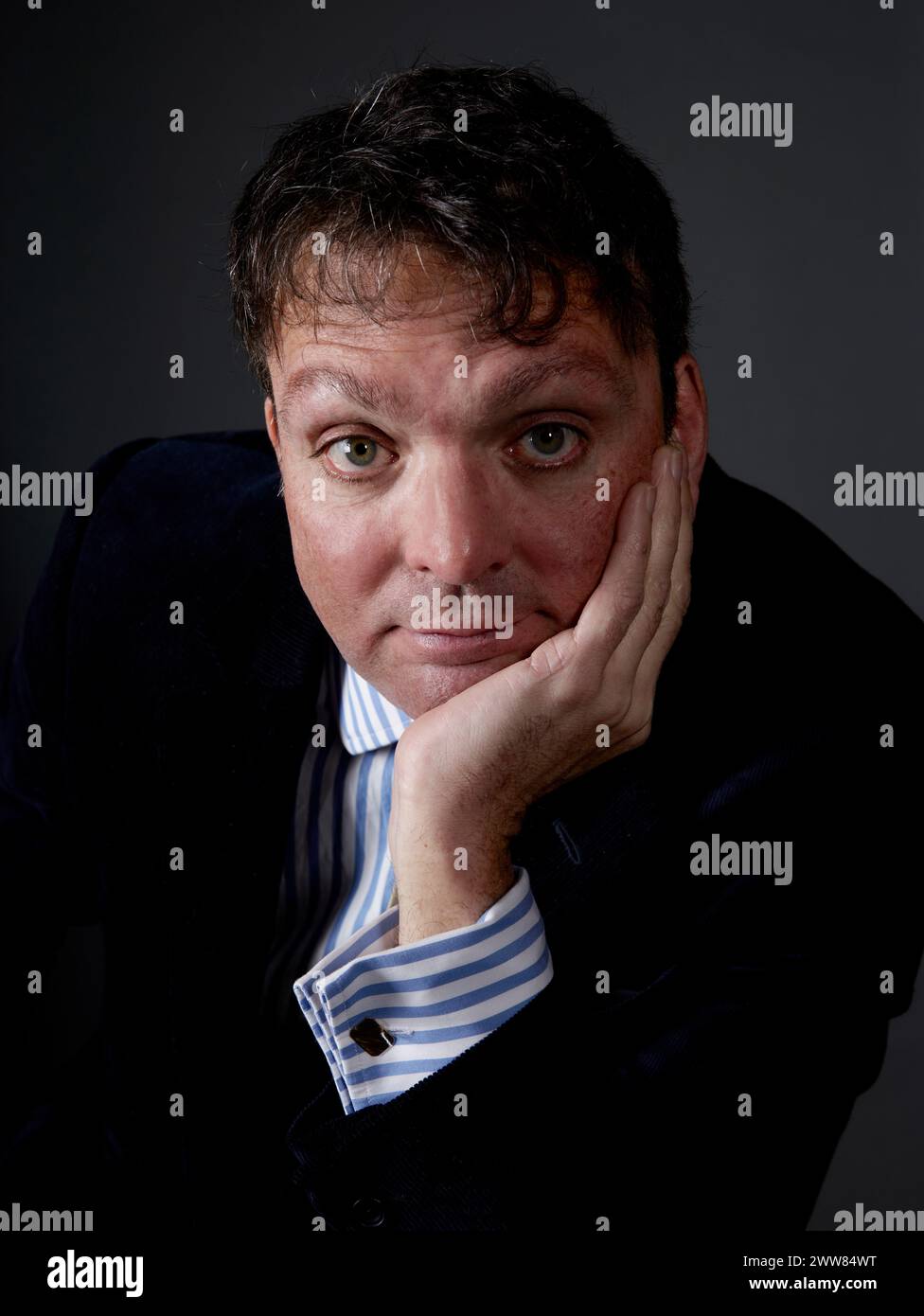 Tom Hodgkinson, The Oldie Literary Lunch, 05-03-24 Stock Photo - Alamy