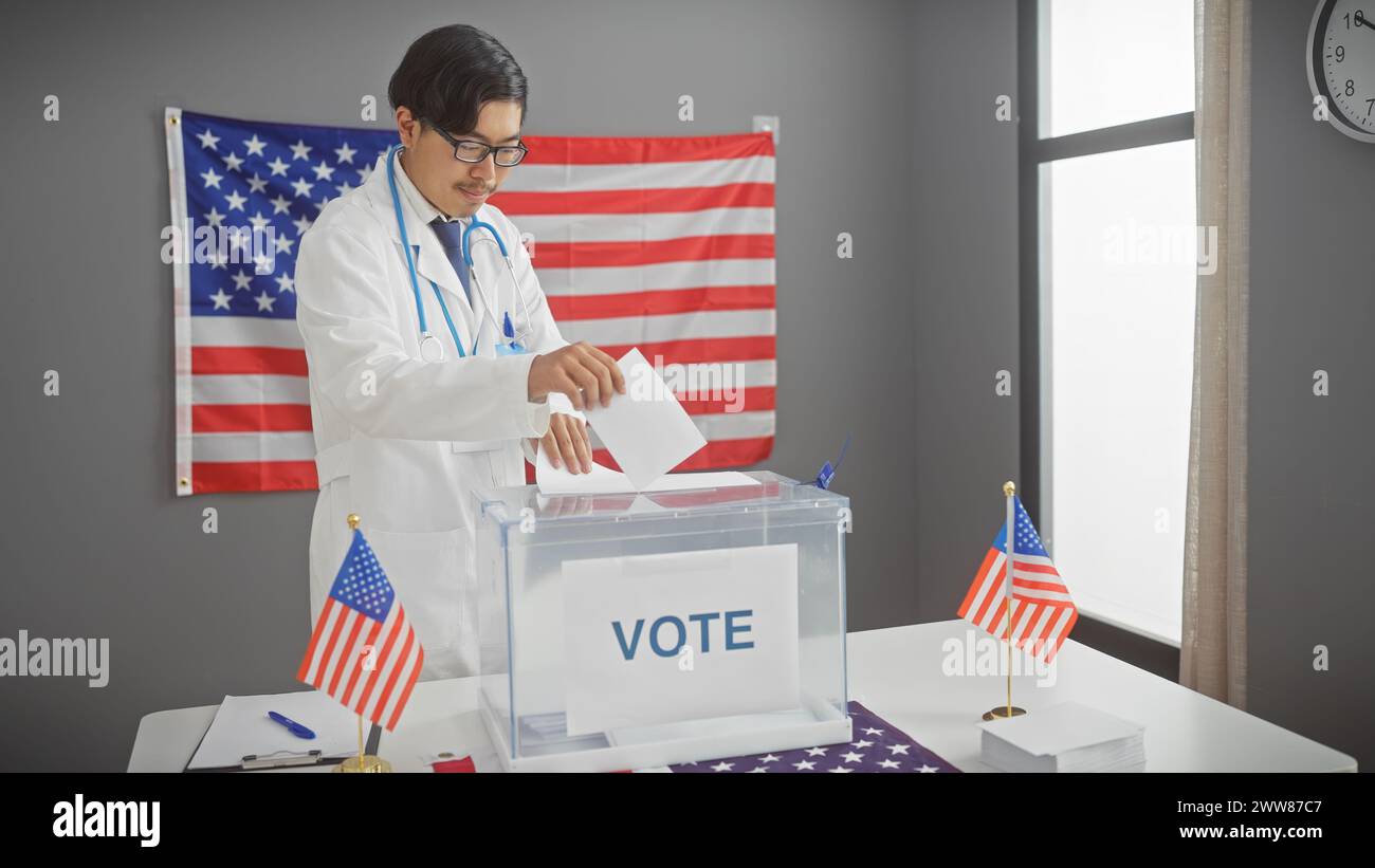Asian american voting hi-res stock photography and images - Alamy
