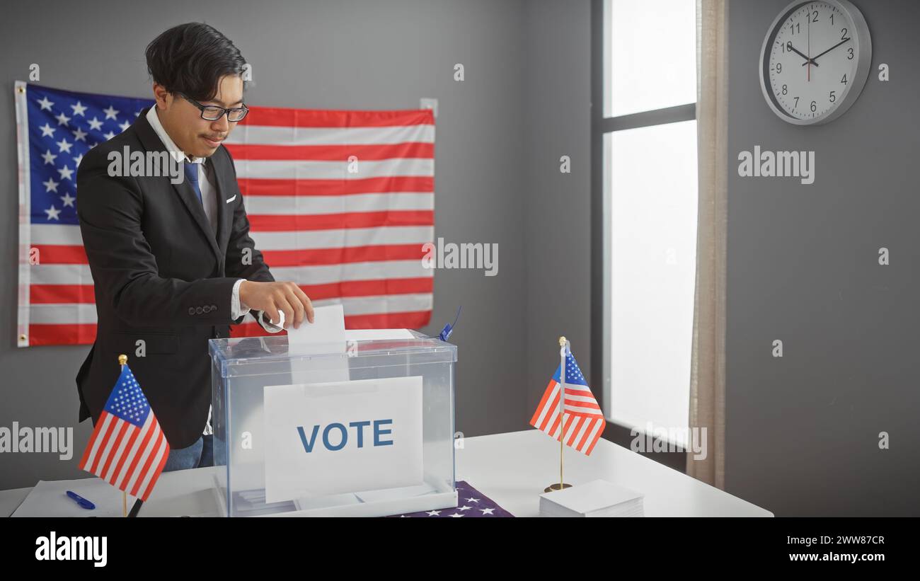 Asian american voting hi-res stock photography and images - Alamy