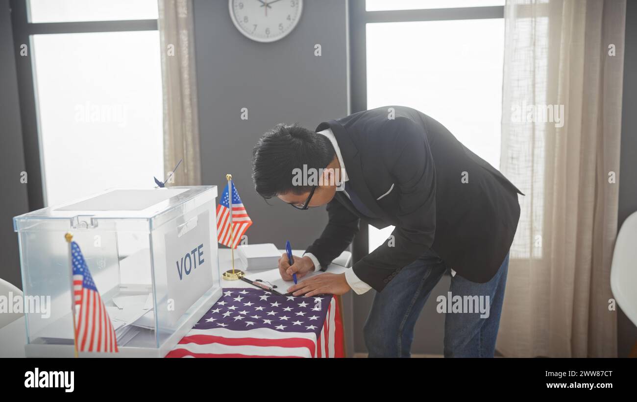 Asian american voting hi-res stock photography and images - Alamy