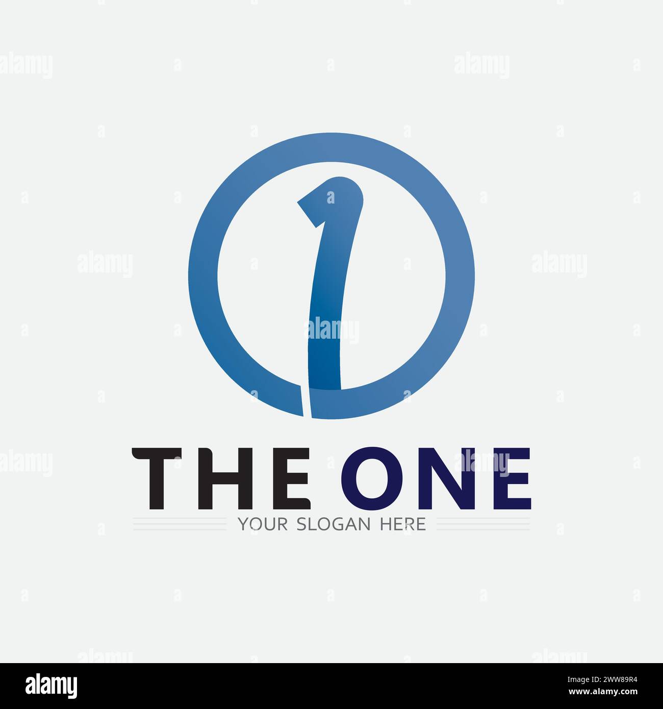 Number one logo and Vector Number design Stock Images Illustration ...