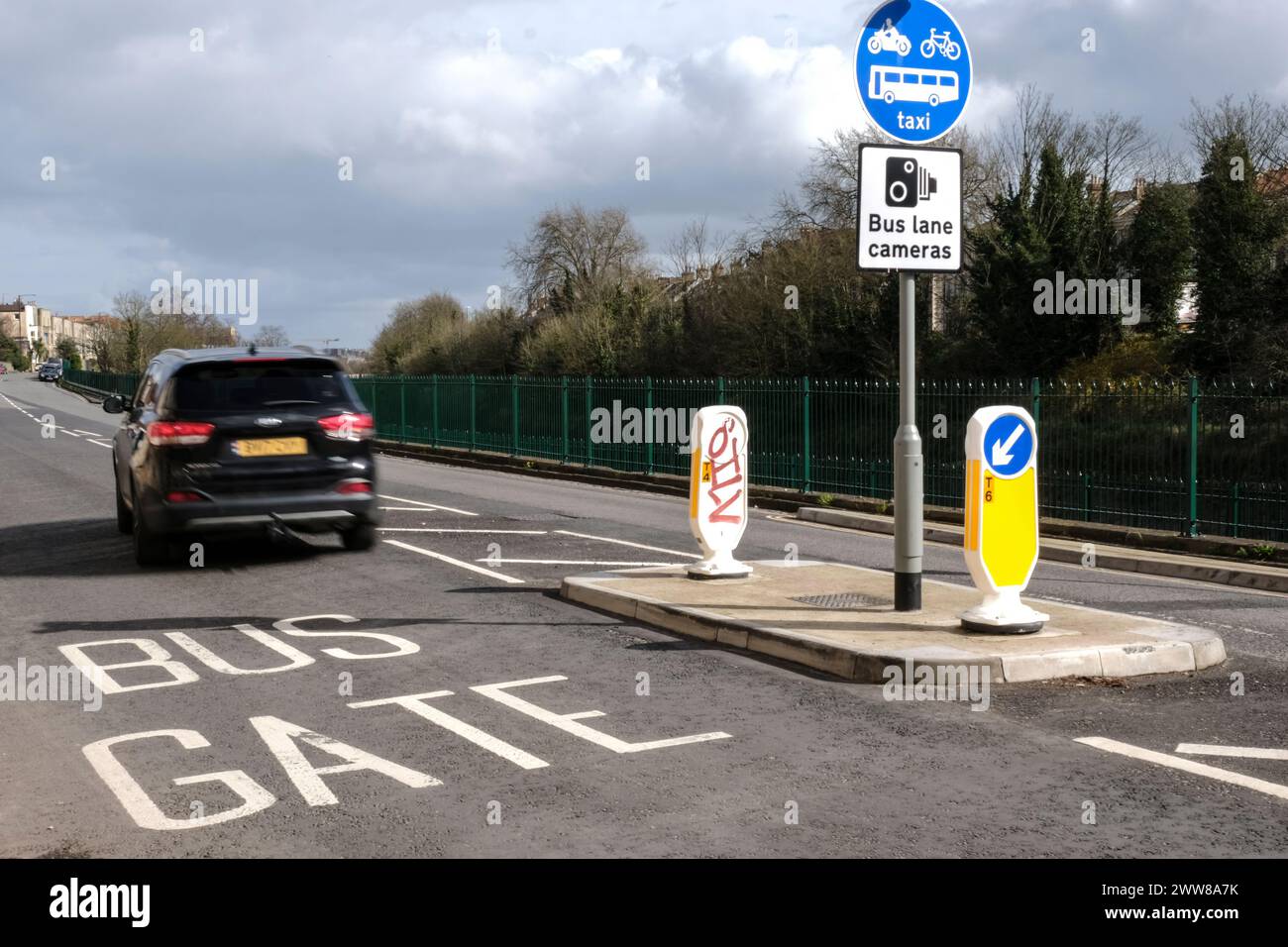 Bristol, UK. 22nd March 2024. Enforcing Bus routes becomes a money ...