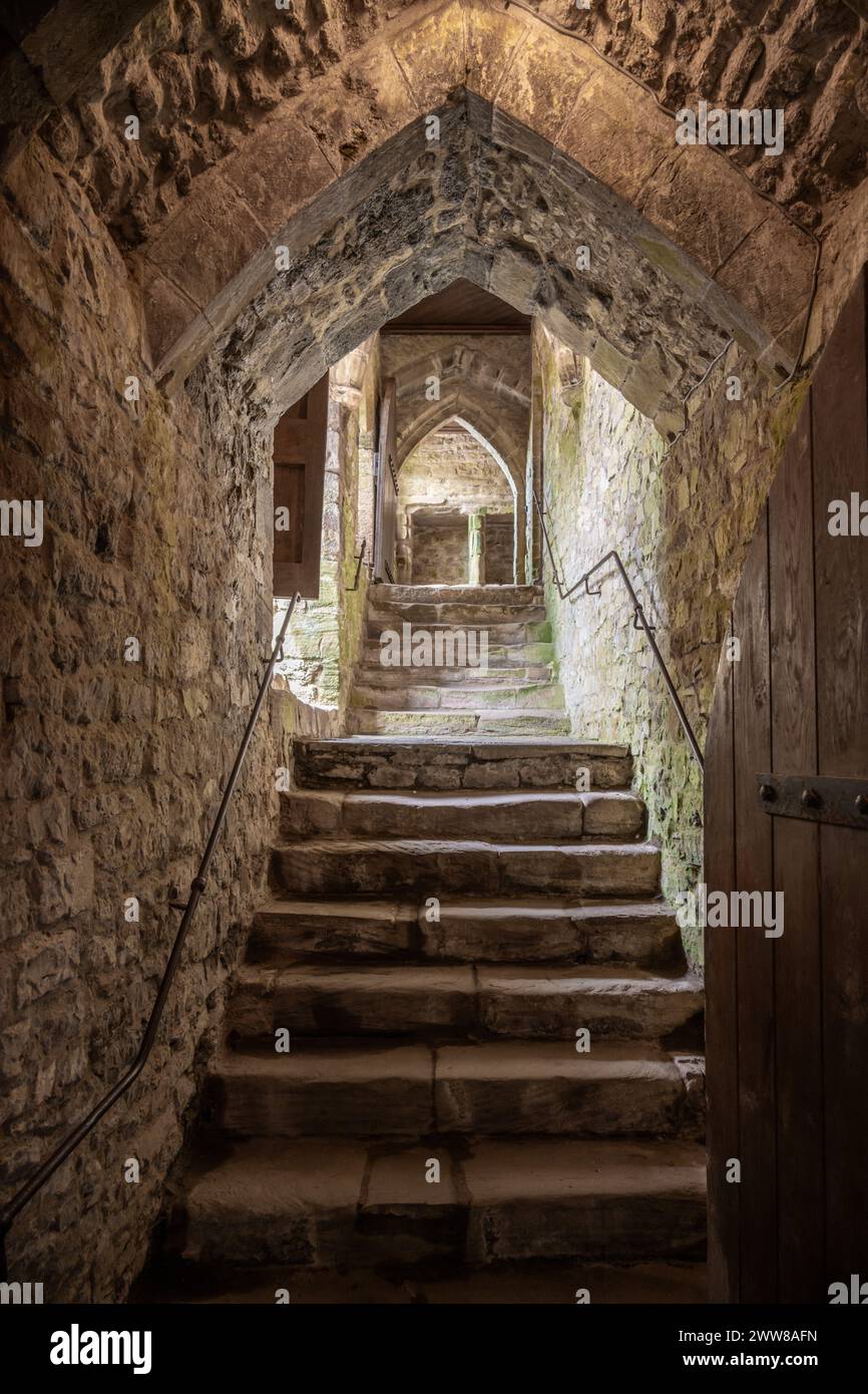 Wine Cellar, Chepstow Castle, Wales, UK Stock Photo - Alamy