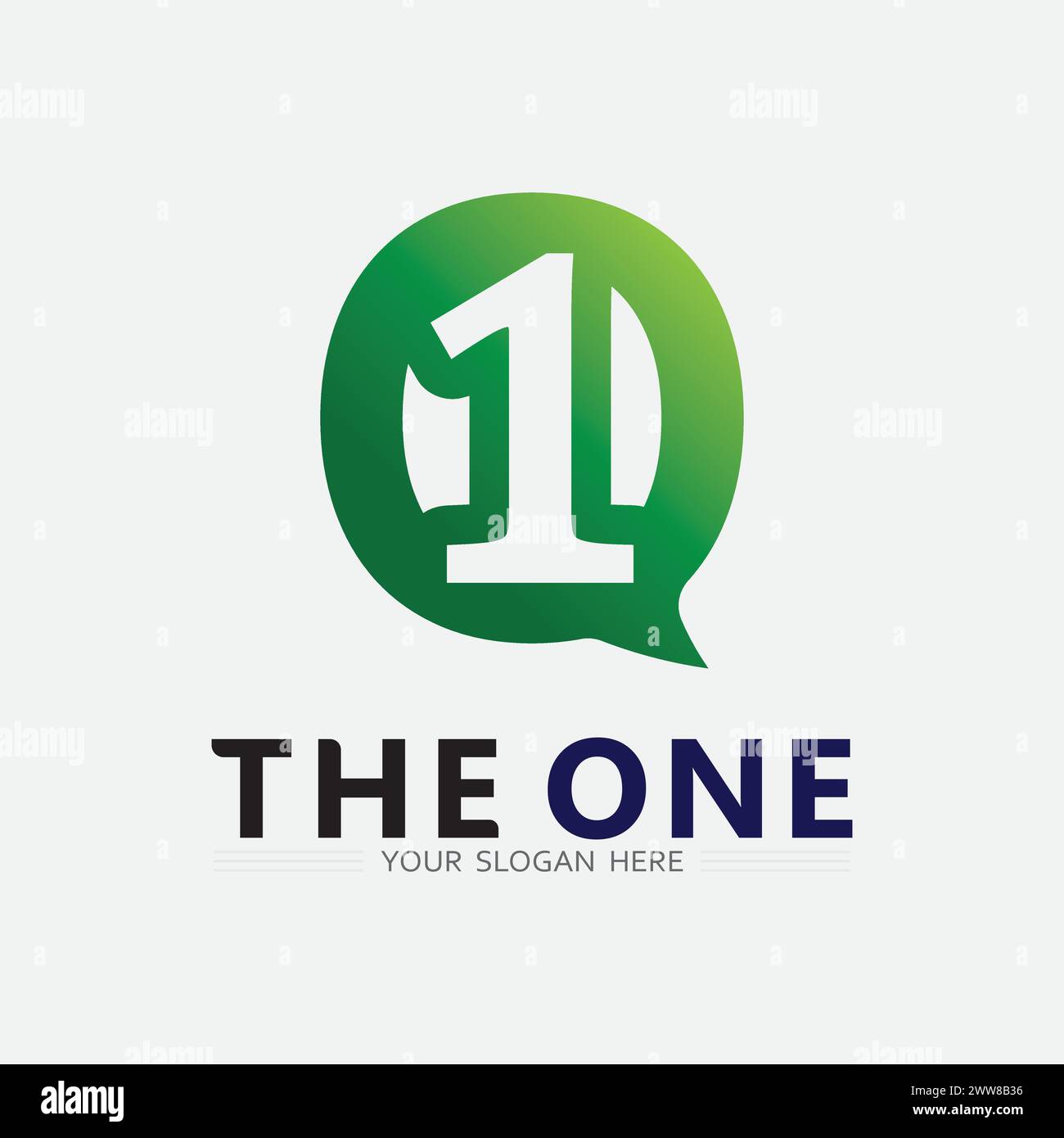 Number one logo and Vector Number design Stock Images Illustration ...