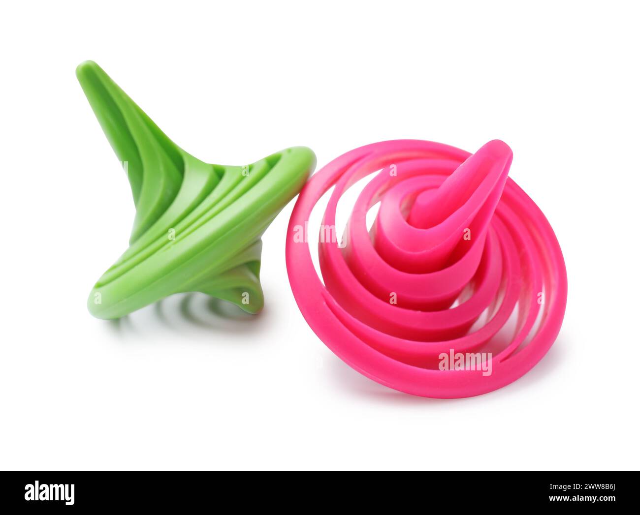 Pink spinning top Cut Out Stock Images & Pictures - Alamy