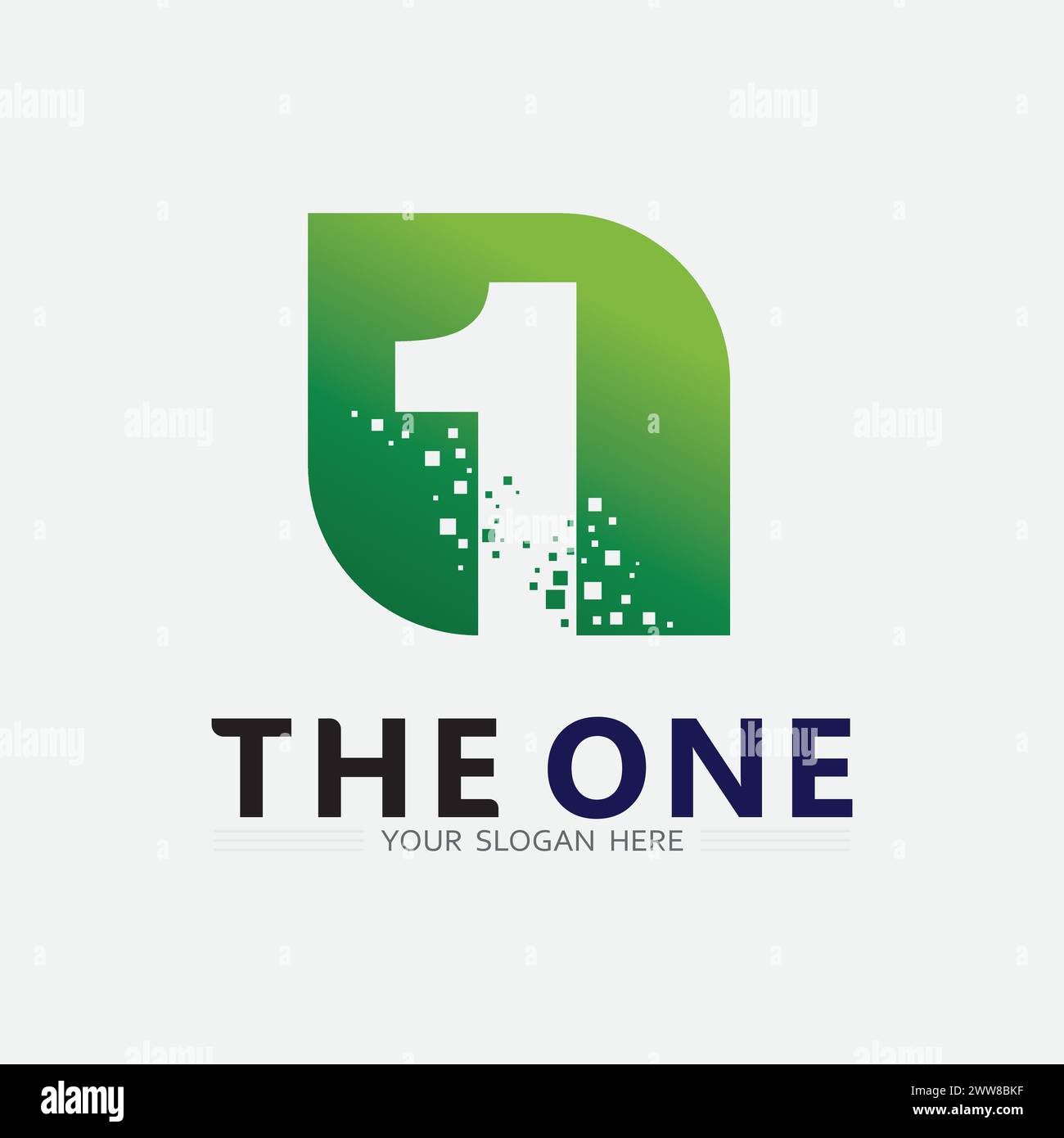 Number one logo and Vector Number design Stock Images Illustration ...